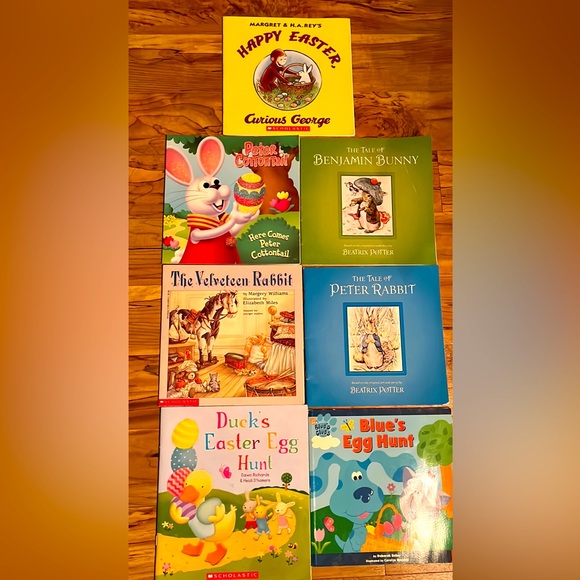Toys | Lot Of 7 Easter Bunny Peter Rabbit Egg Hunt Kids Picture Books ...